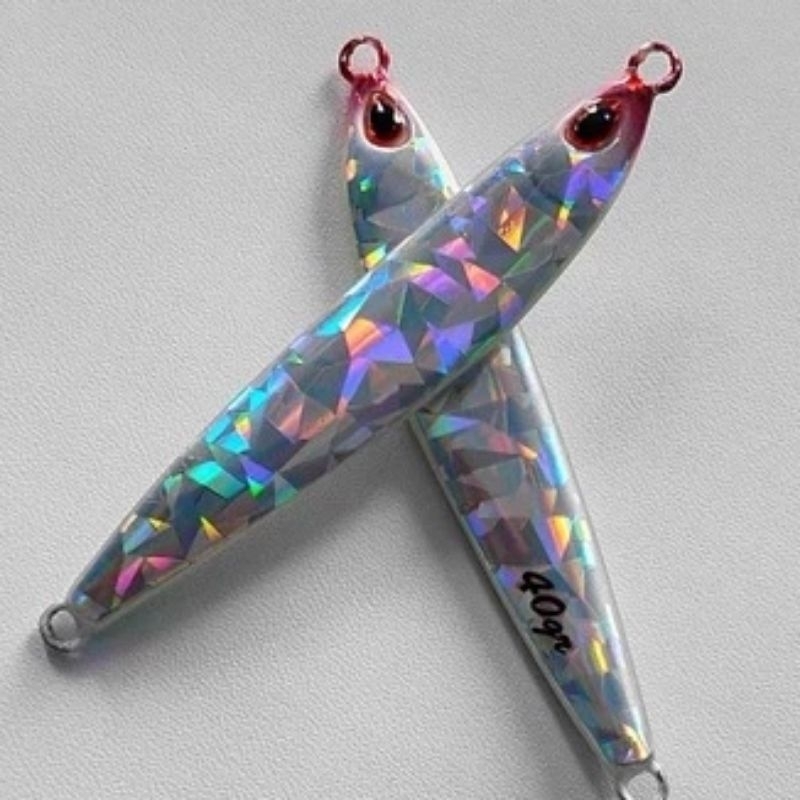 Jual METAL JIG 40g s/d 150g MODEL GOMAME FOIL GID PERUT & ZEBRA CAST JIG | Shopee Indonesia