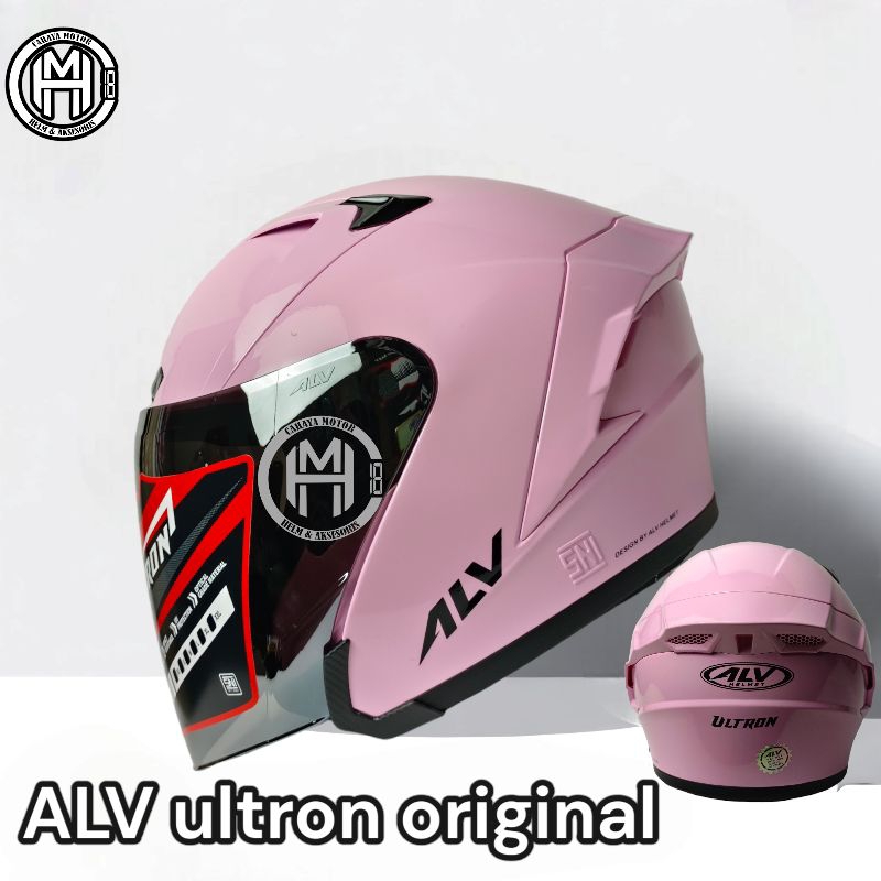 Jual HELM ALV ULTRON SOLID ORIGINAL|HALF FACE | Shopee Indonesia