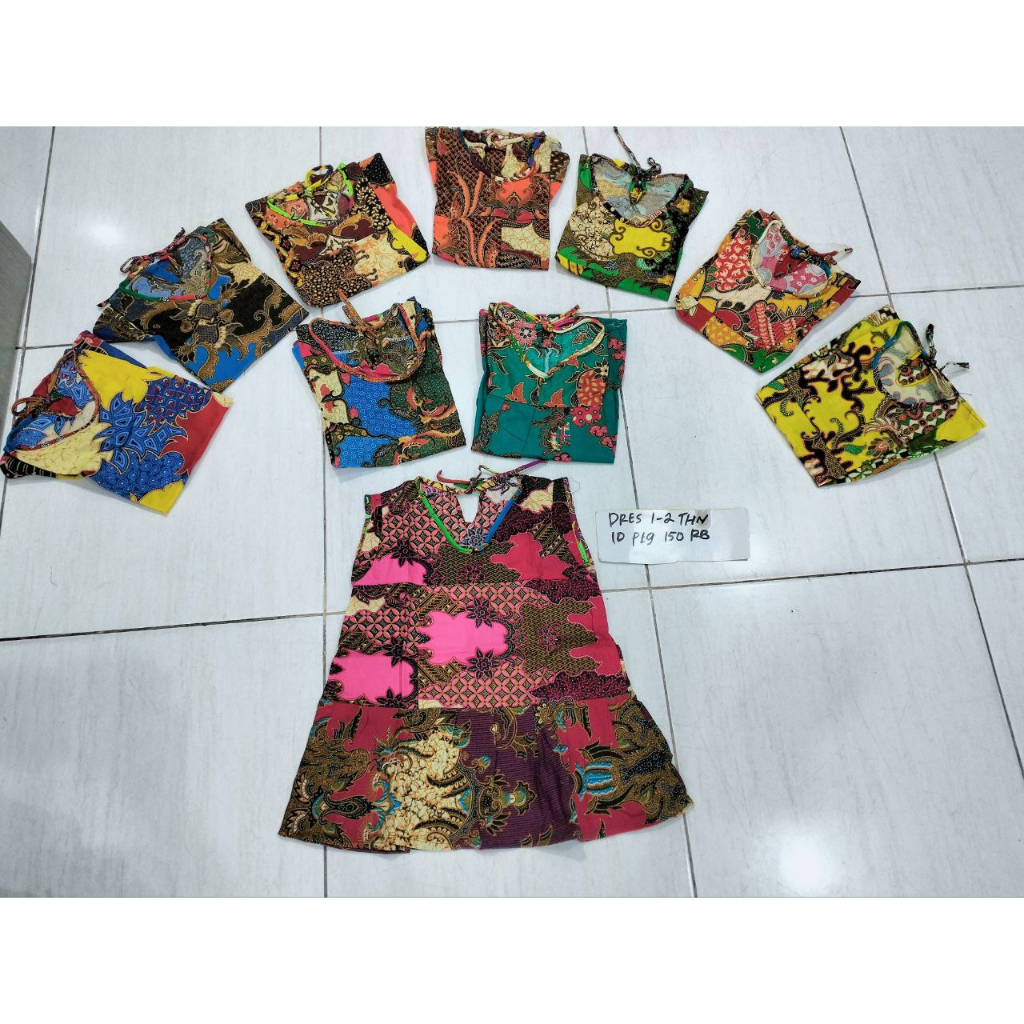 Jual DASTER ANAK BATIK UKURAN BAYI-6 TAHUN BISA PAKAI | Shopee Indonesia