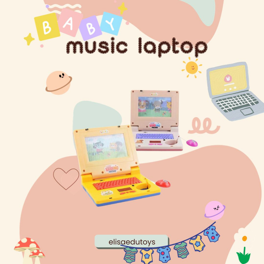 Jual baby music laptop mainan laptop bayi | Shopee Indonesia