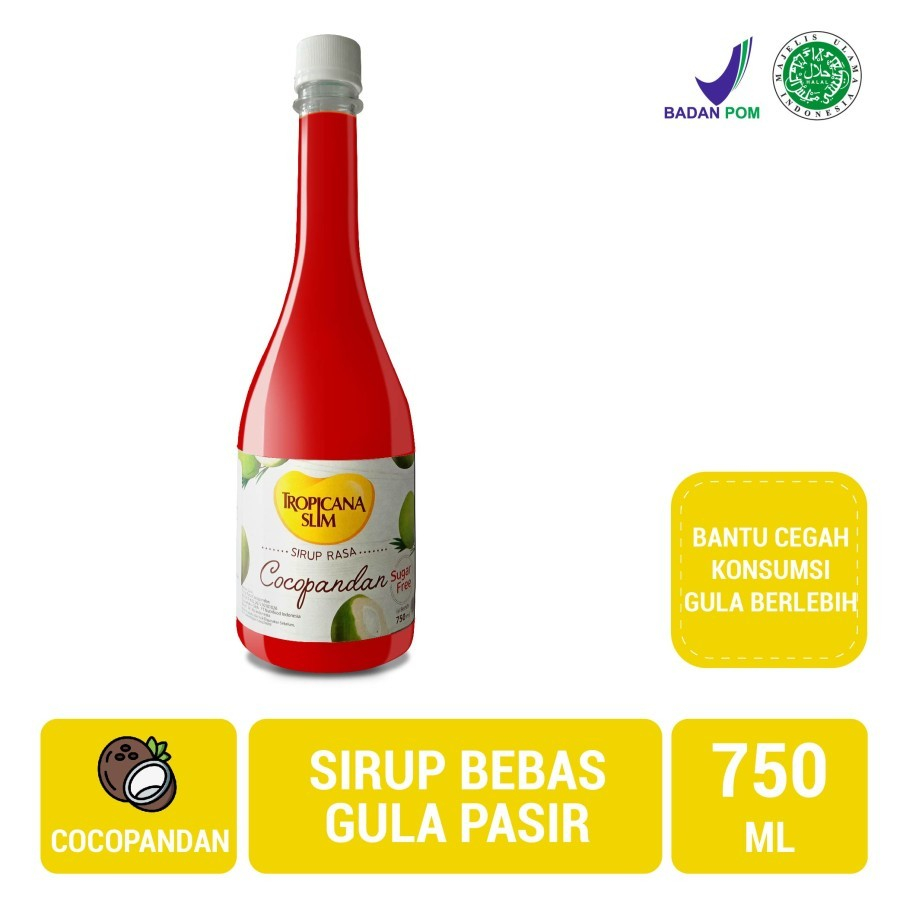 Jual Tropicana Slim Syrup Coco Pandan 750ml | Shopee Indonesia
