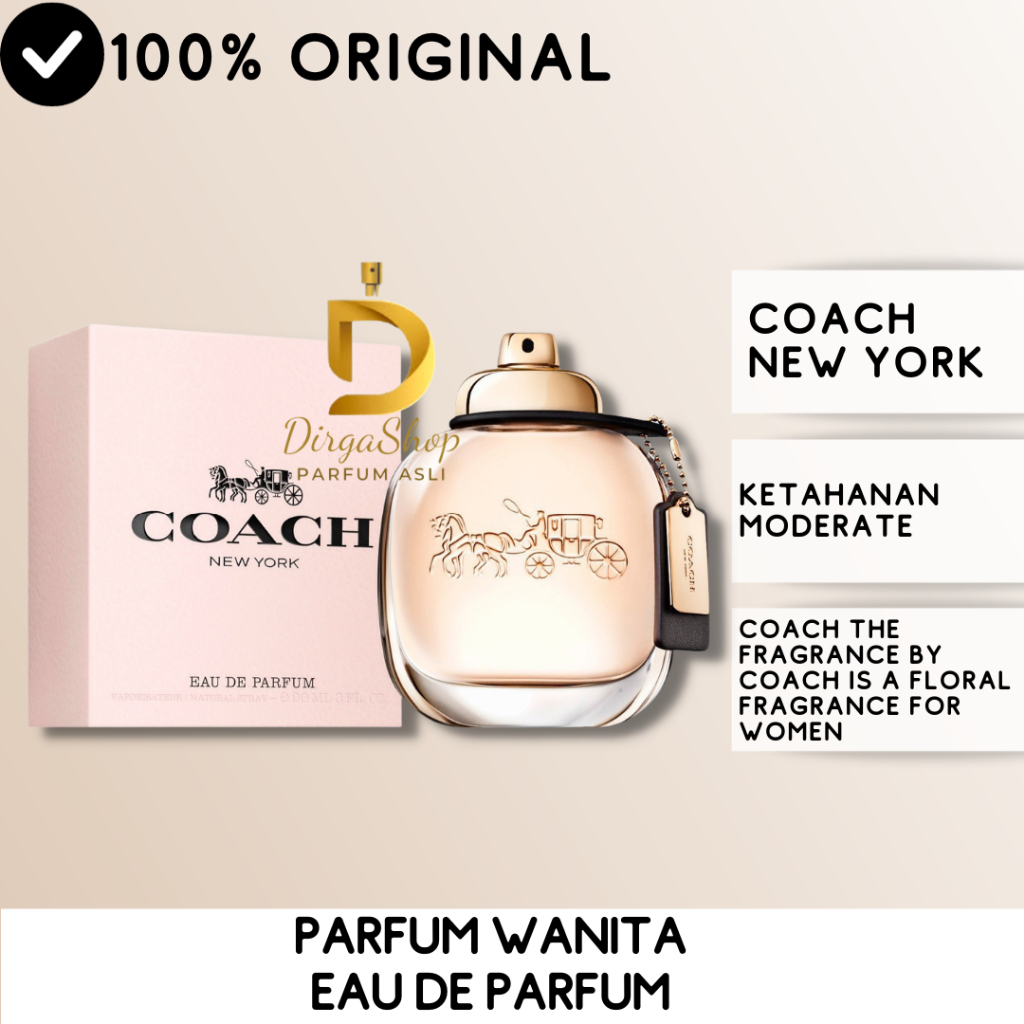 Jual PARFUM ORIGINAL COACH EAU DE PARFUM FOR WOMEN EDP 90ML/30ml BPOM ...