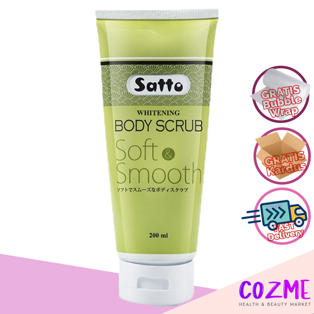 Jual SATTO Whitening Body Scrub Soft & Smooth 200mL | Shopee Indonesia