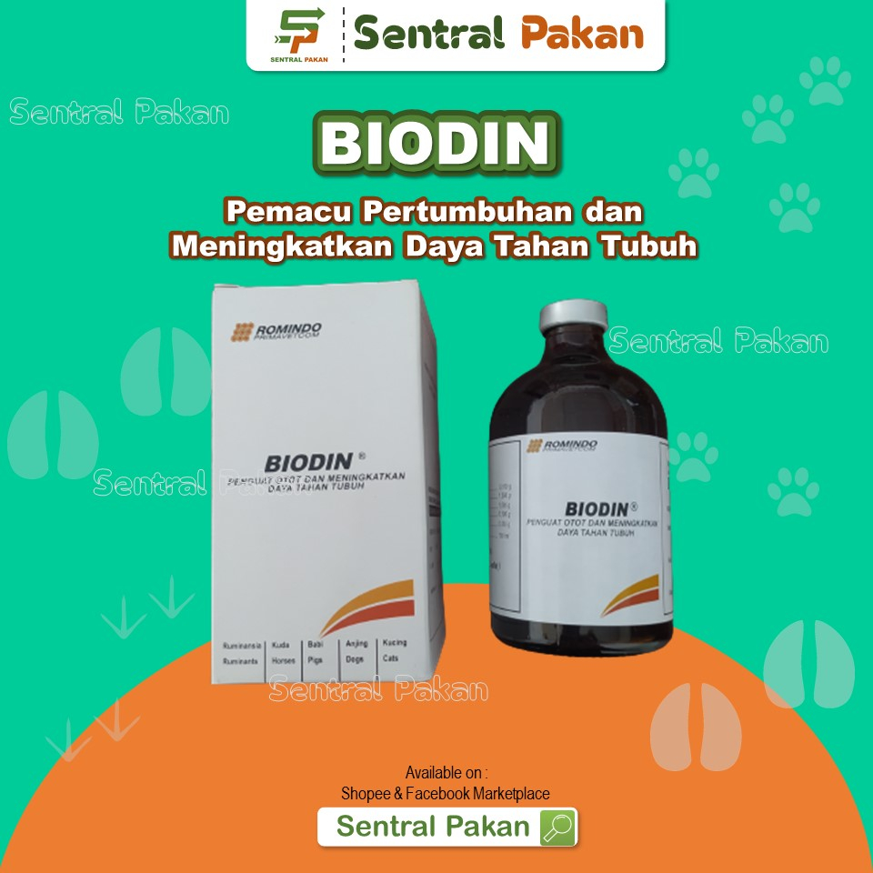 Jual BIODIN ROMINDO 100ML - PENGUAT OTOT DAN MENINGKATKAN DAYA TAHAN ...