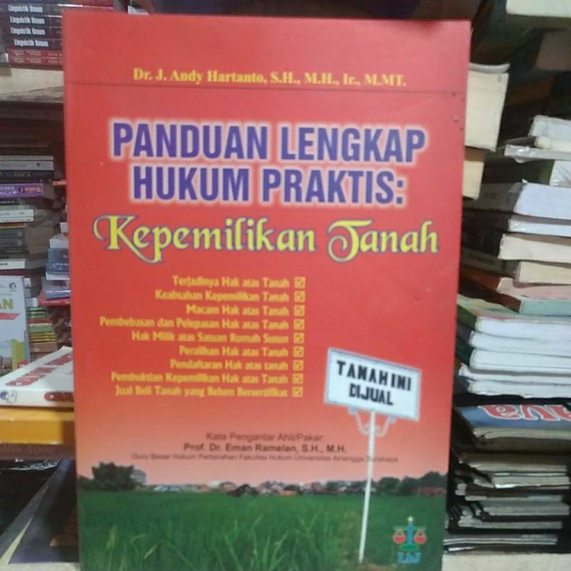 Jual PANDUAN LENGKAP HUKUM KEPEMILIKAN TANAH | Shopee Indonesia Jual PANDUAN LENGKAP HUKUM KEPEMILIKAN TANAH | Shopee Indonesia