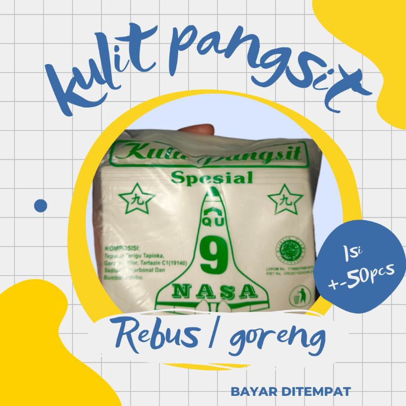 Jual KULIT PANGSIT REBUS DAN GORENG 50pcs | Shopee Indonesia