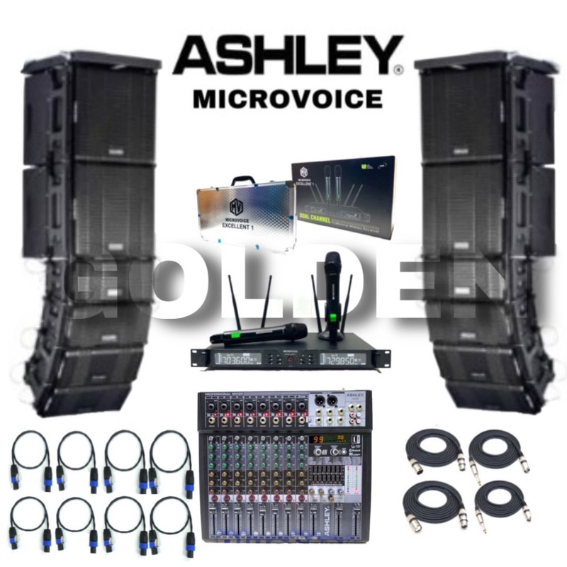 Jual Paket Array + Subwoofer Ashley The Sound Original Mid 6.5 inch ...