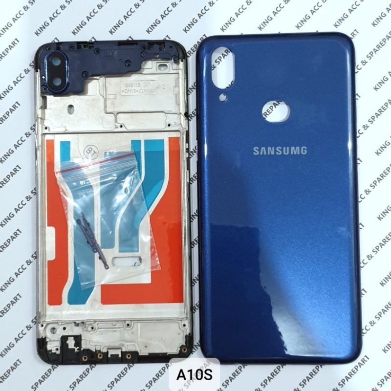 Jual CASING HOUSING FULLSET SAMSUNG GALAXY A10S A107 ORIGINAL | Shopee ...