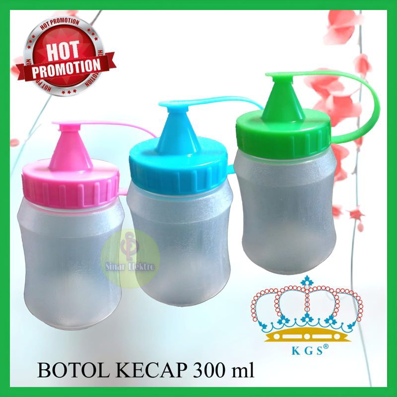 Jual NEW BOTOL BENING SAOS PLASTIK 300 ML-BOTOL PLASTIK KECAP-BOTOL ...