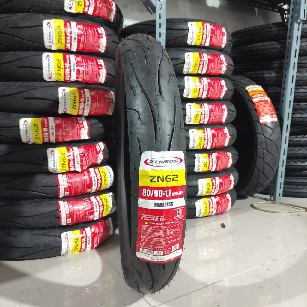 Jual Ban Motor Ring 17 Zeneos ZN 77 dan ZN 62 70/90-17 dan 80/90-17 Tubeless Free Pentil ...