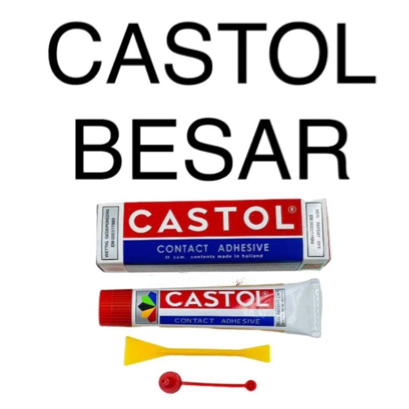 Jual (1Pcs) LEM CASTOL CONTACT ADHESIVE TUBE BESAR 51CC ASLI / LEM ...