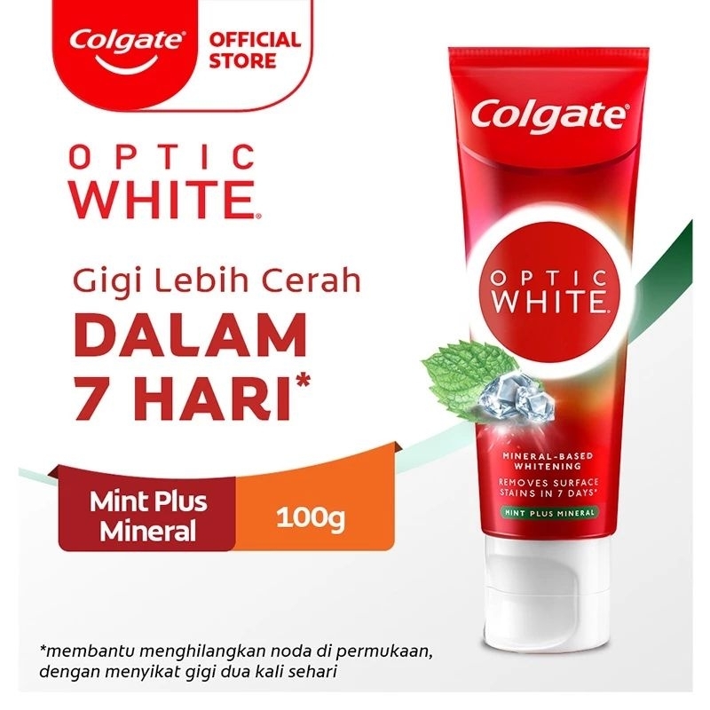 Jual COLGATE OPTIC EXFOLIATING MINERAL / MINT PLUS MINERAL / VOLCANIC ...