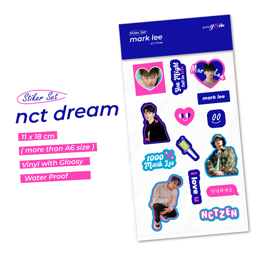 Jual READY STICKER NCT DREAM | STICKER TUMBLER LAPTOP | DECO STICKER ...
