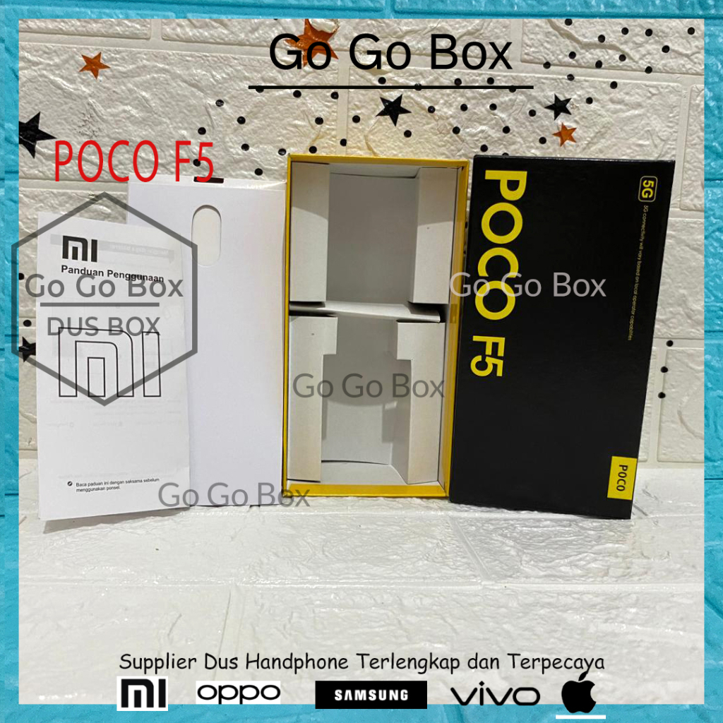 Jual DUS DUSBOX POCO F5 -GRATIS STICKER- DAN FULLSET(CHARGER + KABEL ...