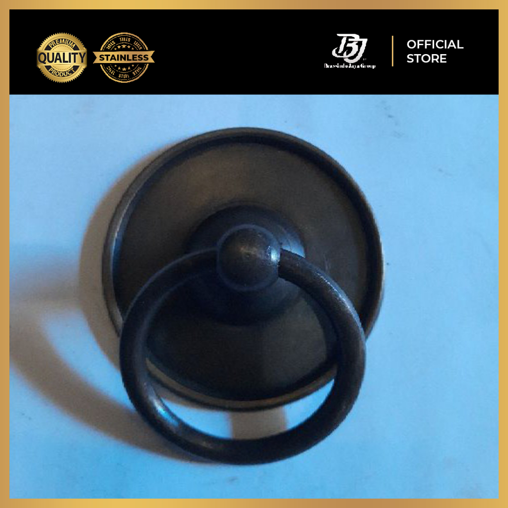 Jual Handle Pintu Rumah / Pintu Pagar Gebyok Polos Bahan Kuningan 06 ...