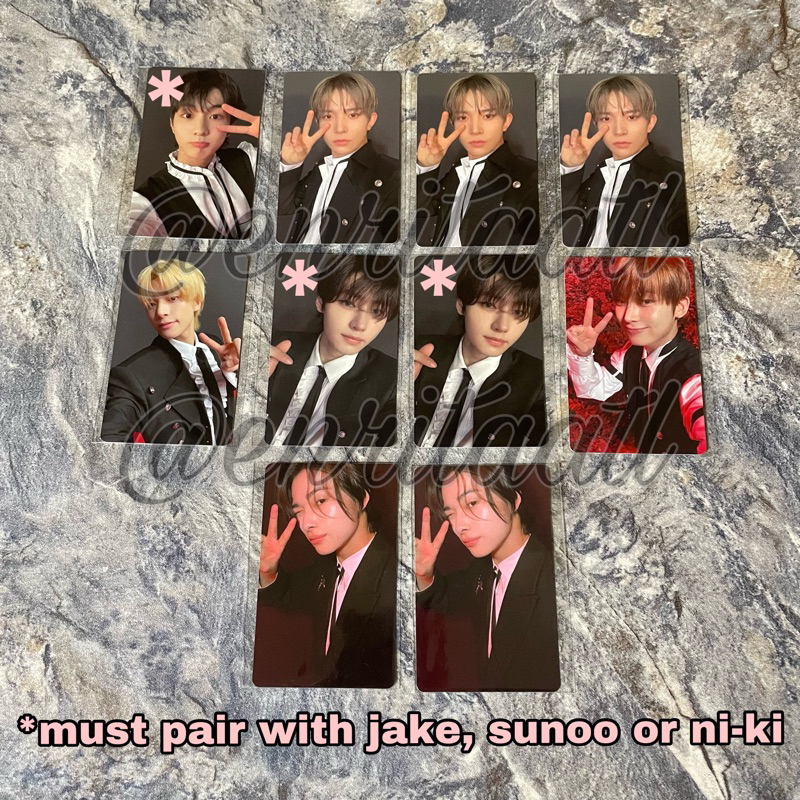 Jual POB Naver Shopping Live Enhypen Weverse Ver WV Dark Blood DB Jungwon Heeseung Jake Sunghoon ...