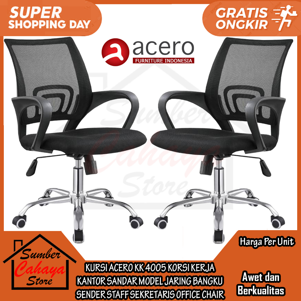 Jual [Instant] Acero Office Chair Kursi Kantor Kk 4005 Korsi Kerja ...