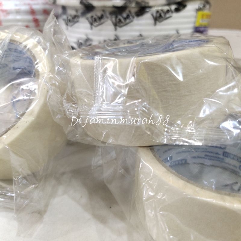 Jual MASKING TAPE LAKBAN KERTAS KECIL 1INCH BESAR 2 INCH WARNA PUTIH ...