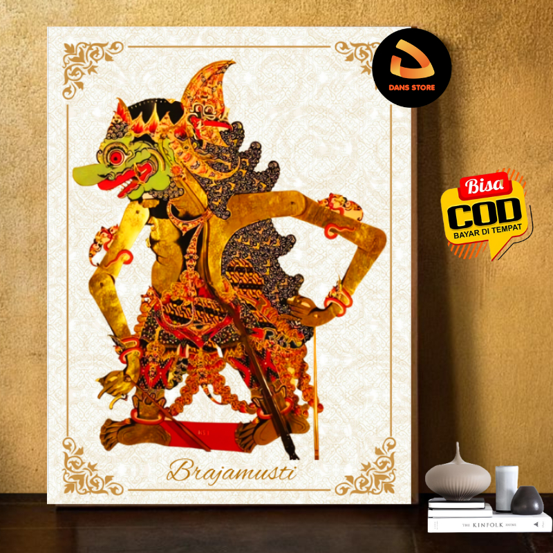 Jual Hiasan Dinding Bahan Mdf Poster Wayang Brajamusti | Shopee Indonesia