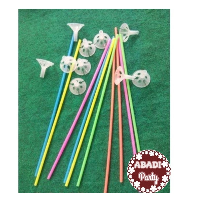 Jual Stick Balon per 10pcs Mix / Stick Balon Latex | Shopee Indonesia