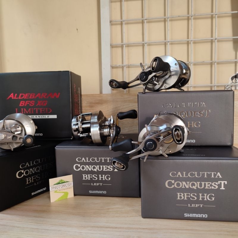 Jual Reel Shimano Calcutta Conquest BFS HG Left 2023 | Shopee Indonesia