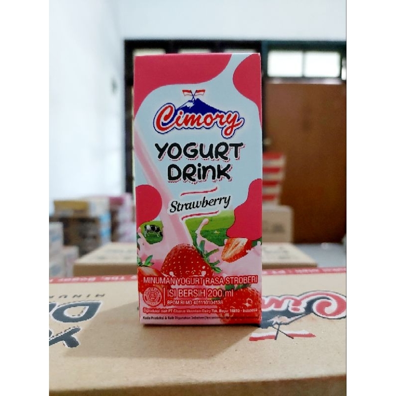 Jual Cimory Yogurt Drink Minuman Yogurt Rasa Blueberry Stawberry Mixed fruit 200 ml | Shopee ...