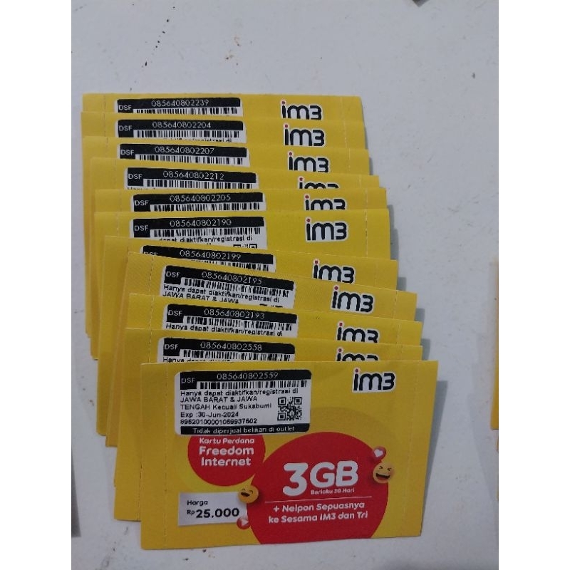 Jual kartu kuota m3 | Shopee Indonesia