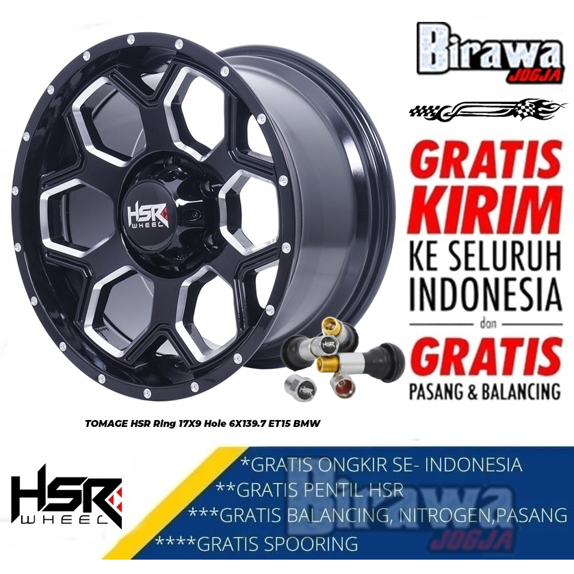 Jual Velg Offroad Ring 17 HSR TOMAGE R17 Pcd 6x139,7 Untuk Mobil Fortuner, Pajero, Strada ...