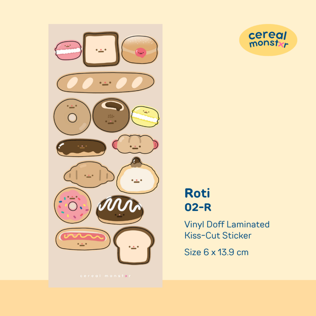 Jual Roti Mini Sticker Set | Shopee Indonesia