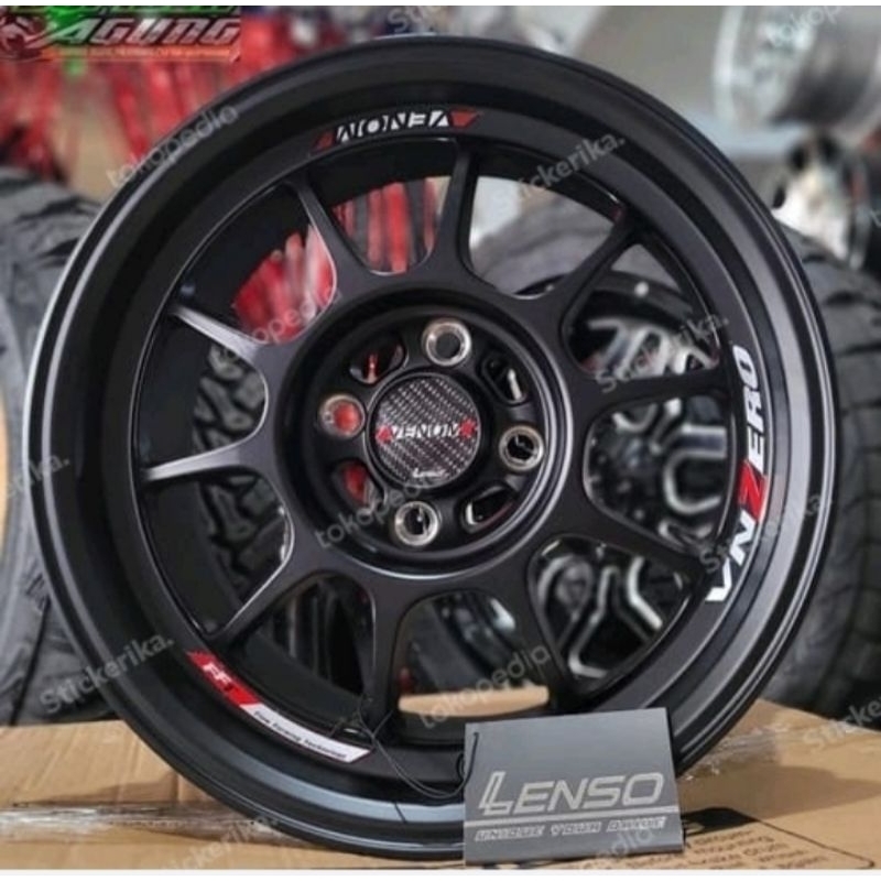 Jual STICKER VELG VENOM LENSO ZERO ISI 1 VELG/BELI 4 FREE 1 | Shopee ...