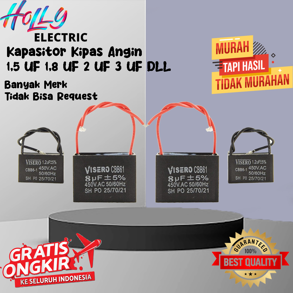 Jual Kapasitor Kipas Angin Kotak (1uf/1,2uf/1,5uf/1,8uf/2uf/2,2uf/2,5uf/3uf/4uf/5uf) | Shopee ...