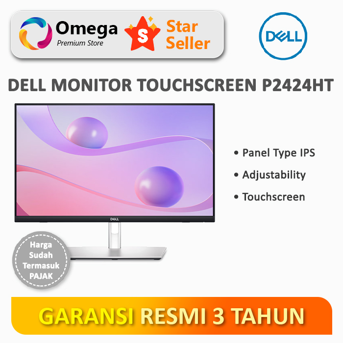 Jual Monitor Dell P2424HT 24" Touchscreen IPS USB-C | Shopee Indonesia