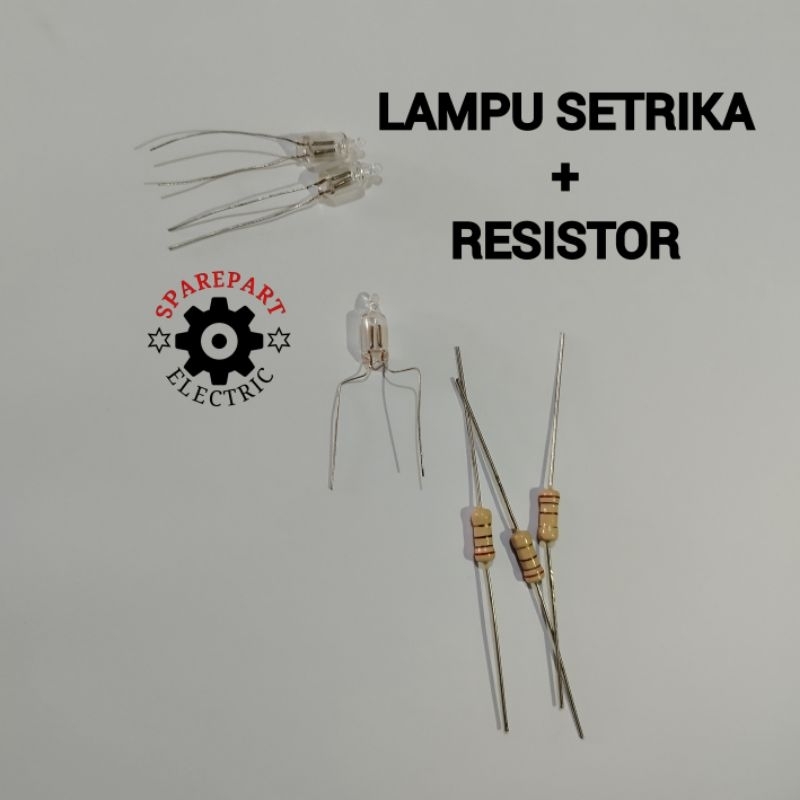 Jual LAMPU SETRIKA GOSOKAN + RESISTOR | Shopee Indonesia