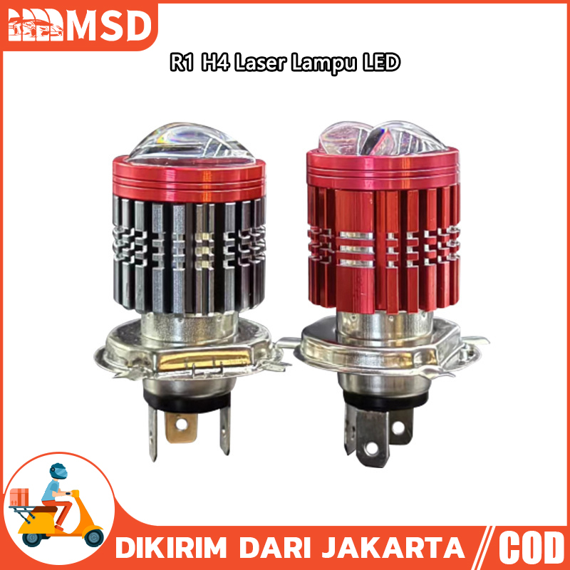 Jual Lampu LED Utama Mobil Motor R1 H4 Laser Gun D2 Lasergun AC DC | Shopee Indonesia
