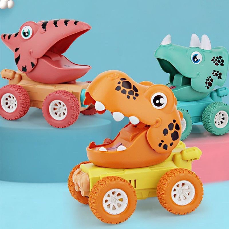 Jual DINOSAURUS CAR / dino car/ mobil dino/ mainan mobil tekan kepala ...