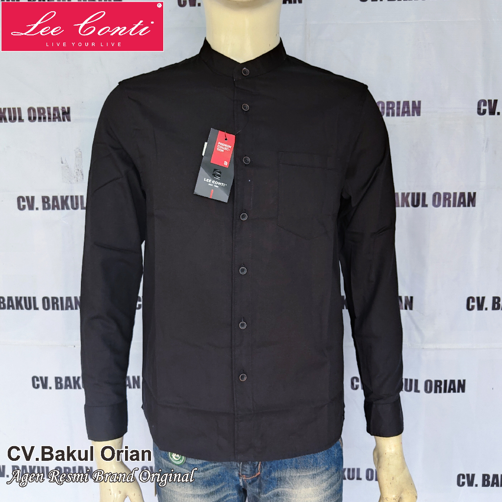 Jual Kemeja Pria Baju Cowok Lee Conti Original - KOX32 | Shopee Indonesia