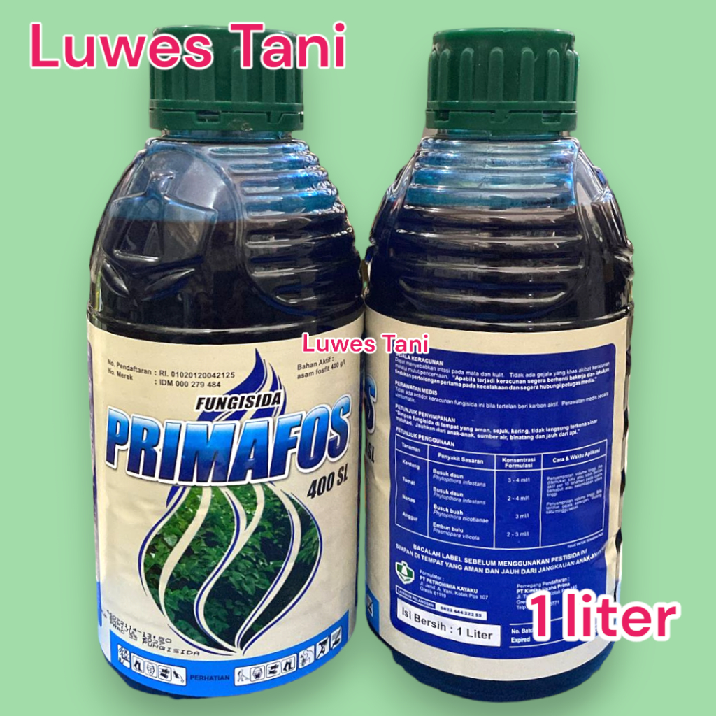 Jual Primafos 400 Asam fosfit SL 1 Liter Fungisida penguat batang ...