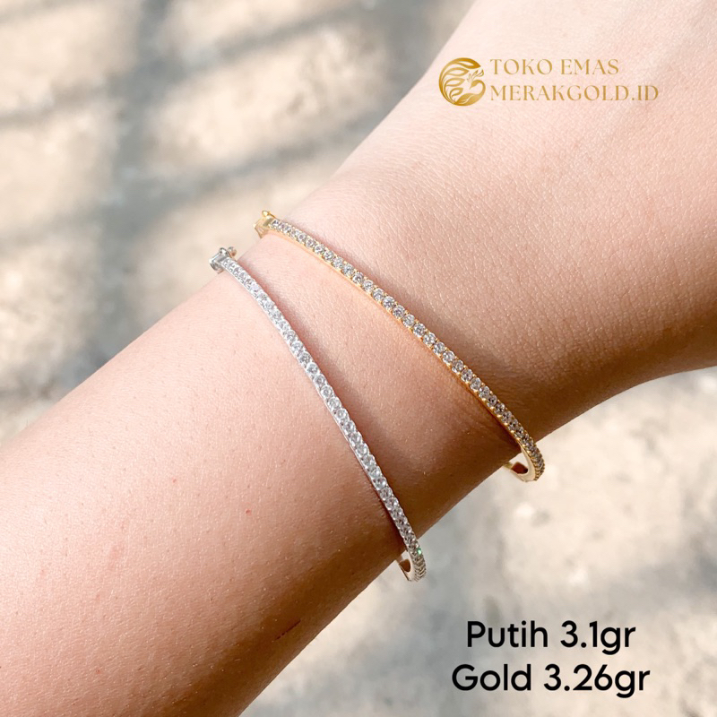 Jual Gelang Emas Aurel Listring Gelang Emas Diamond looks limited ...