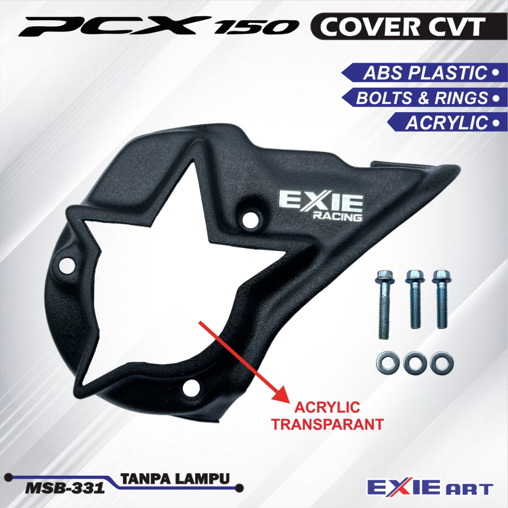 Jual Cover CVT Honda PCX 150 Akrilik Transparan Pelindung Cover Motor ...