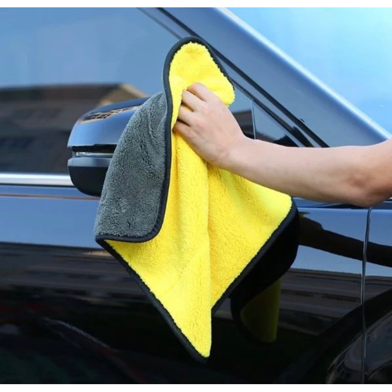 Jual Kain Lap Microfiber 2 Sisi Serbaguna Kain Lap Cuci Motor Mobil DLL ...