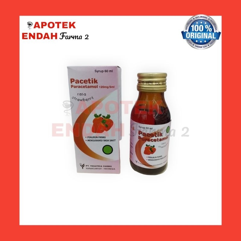 Jual PACETIK SIRUP 60ML demam & nyeri untuk | Shopee Indonesia