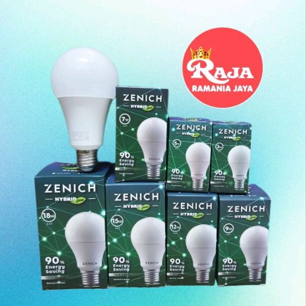 Jual ZENICH HYBRID Green Lampu LED Berkualitas Terbaik Cahaya Putih ...