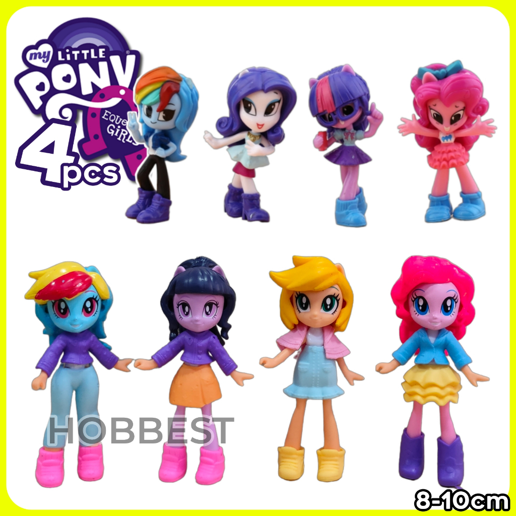 Jual Action Figure MY LITTLE PONY EQUESTRIA GIRLS isi 4 pcs - Miniatur ...