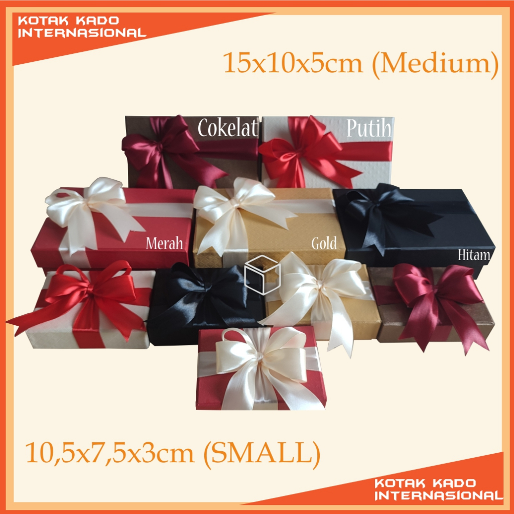 Jual Kotak kado premium gifts hampers ultah anniversary hadiah unik ukuran small dan medium ...