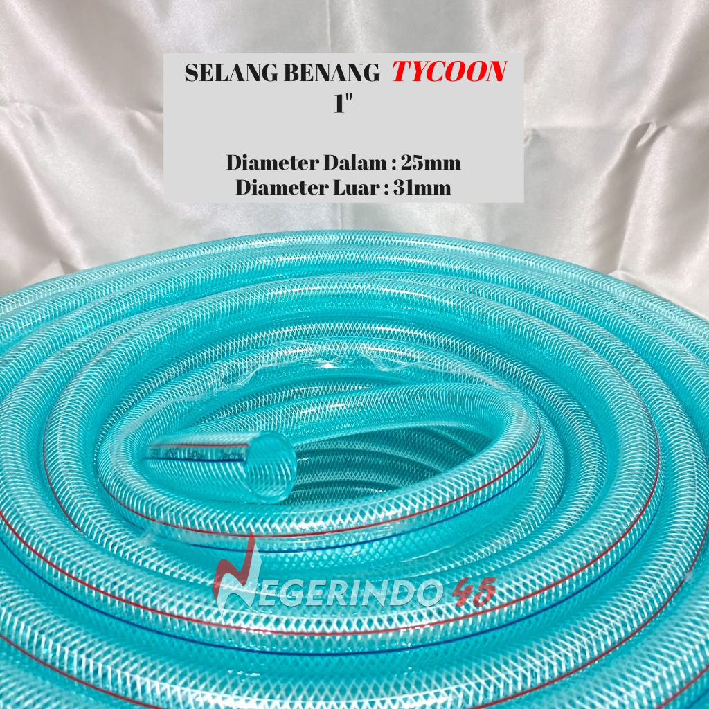 Jual TYCOON SELANG BENANG 3/8" / 1/2" / 5/8" / 3/4" / 1" (PER METER ...