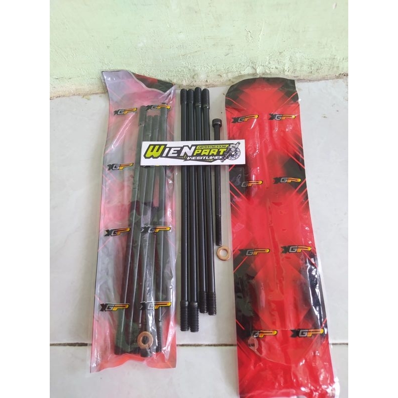 Jual Baut Ancer Baut Sunduk Silinder Blok Tiger Baja XGP | Shopee Indonesia