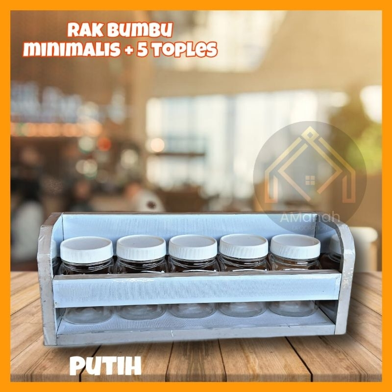 Jual [COD] RAK BUMBU DAPUR MINIMALIS SERBAGUNA 1 TINGKAT - RAK BUMBU ...