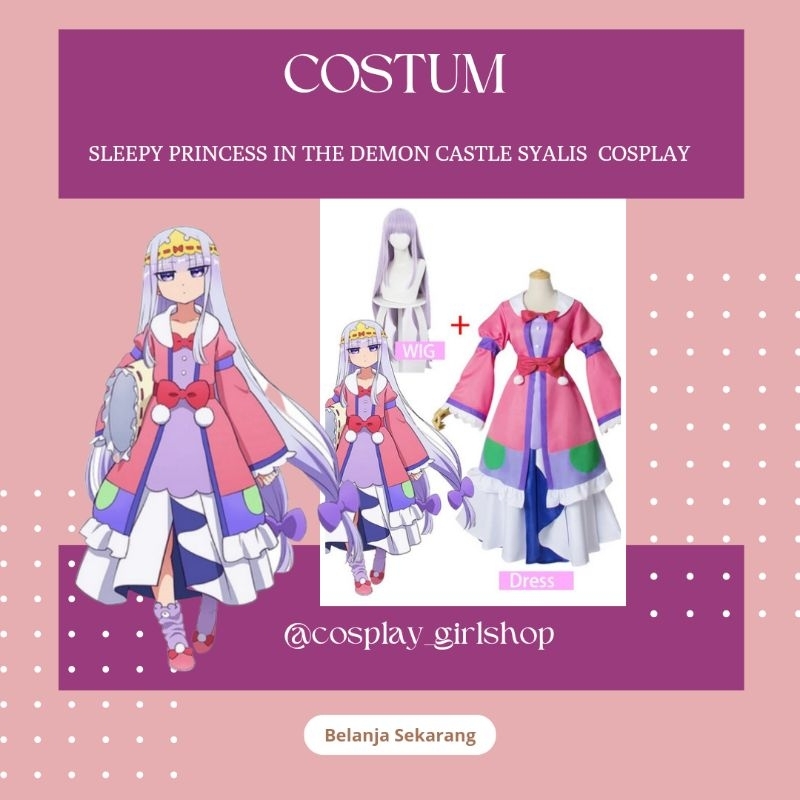 Jual Sleepy Princess in the Demon Castle syalis cosplay | Shopee Indonesia