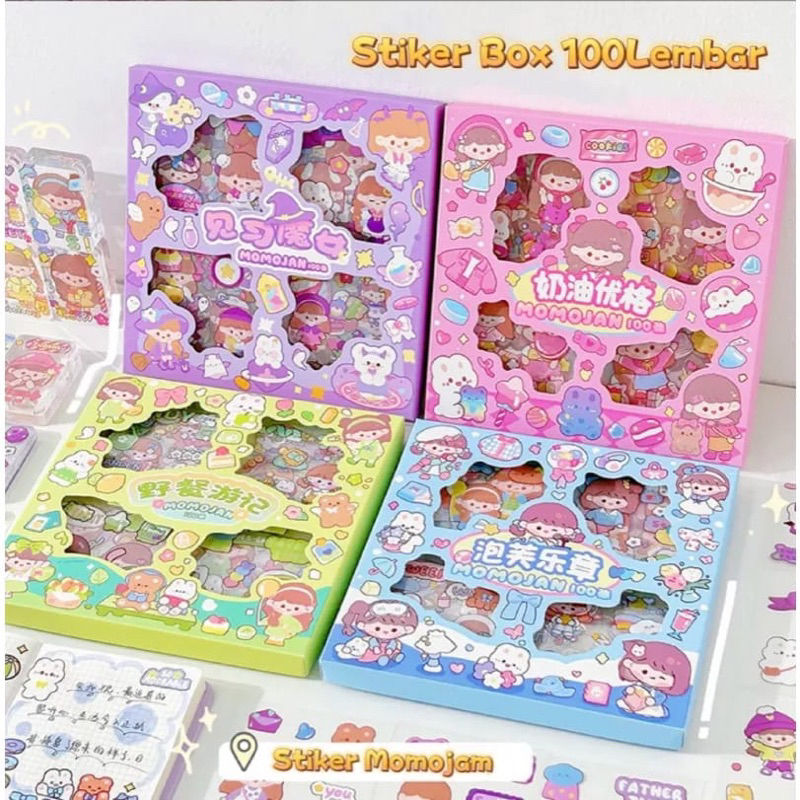 Jual Sticker ANNE MOMO MASU TEA TIME ALICE GLITTER Rainbow Mix Warna ...