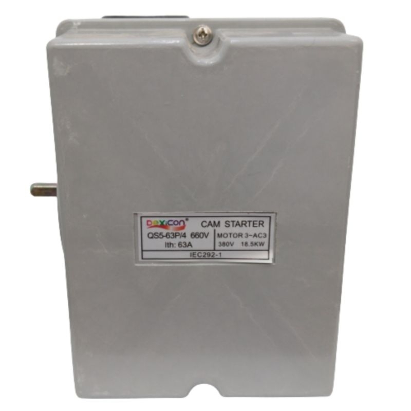 Jual Cam Starter / Handle Listrik 63A On Off Saklar DEXICON QS5-63 ...